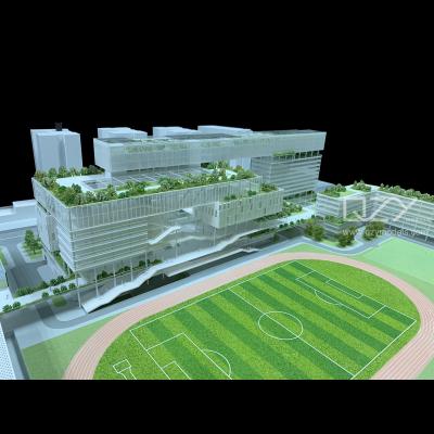China Aedas 1:200 Scale Baoan Education City Park Architectural Model - 200cm x 100cm Display Piece for sale
