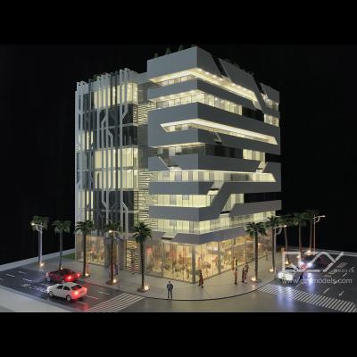 China 1:75 Scale My Center Architectural Model with 4000K Lighting - 15-Day Production by QZY Models for sale