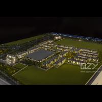 China Ocean Villas 1:250 Scale Architectural Model - 2.5m x 2.2m Display with 10mm Acrylic Cover for sale