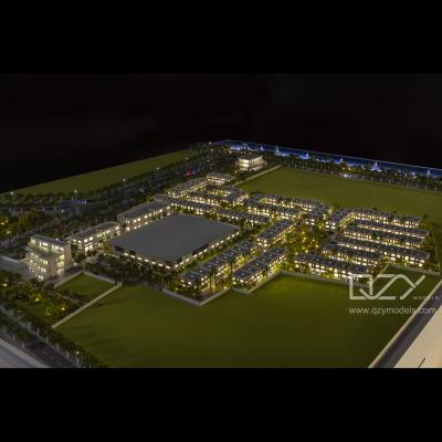 China Ocean Villas 1:250 Scale Architectural Model - 2.5m x 2.2m Display with 10mm Acrylic Cover for sale
