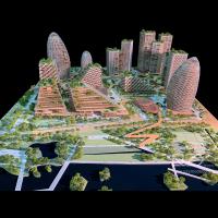 China Study Competition Model - NBBJ 1/300 Tencent Da Chan Bay Competition Model for sale