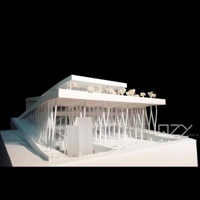 China Wooden Conceptual Art Model 1:150 Shenzhen Financial Culture Center Scheme Model for sale