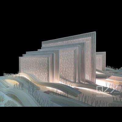 China PES 1:300 Shenzhen Reform and Opening-Up Exhibition Hall Scheme Model 3D Printed Architectural Model for sale