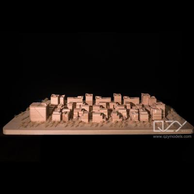 China 1:300 Maple Wood Urban Design Model Zhuhai Hengqin Cultural Plaza Architectural Model for sale