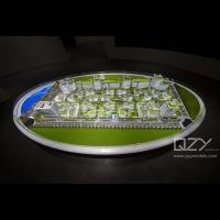 China 1:100 Scale Master Plan Model for Cultural Skywalk Office Building with LED Effects for sale