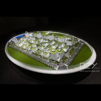 China 1:100 Scale Master Plan Model for Cultural Skywalk Office Building with LED Effects for sale