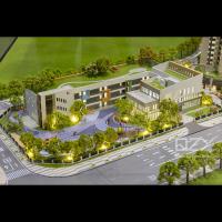 China 1:250 Zihe Residence Scale Model by QZY Models 9 Towers 150m UV Printed Landscape for sale