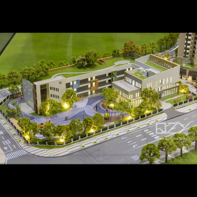 China 1:250 Zihe Residence Scale Model by QZY Models 9 Towers 150m UV Printed Landscape for sale