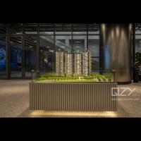 China Architectural Scale Model 1/150 Fuhui Residence 6 Towers 100m High Rise Residential for sale