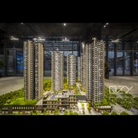 China Architectural Scale Model 1/150 Fuhui Residence 6 Towers 100m High Rise Residential for sale