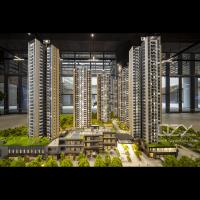 China Architectural Scale Model 1/150 Fuhui Residence 6 Towers 100m High Rise Residential for sale