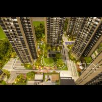 China Architectural Scale Model 1/150 Fuhui Residence 6 Towers 100m High Rise Residential for sale