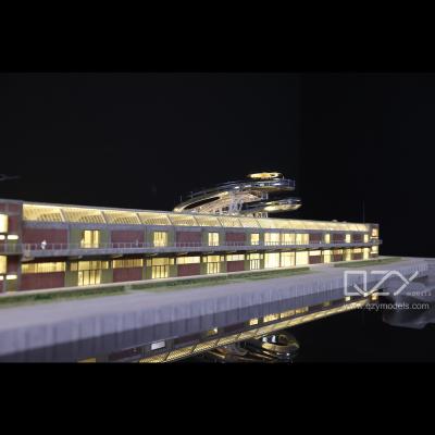 China MAD Architect Designed Fenix Immigration Art Museum Architectural Model 3D Printed for sale