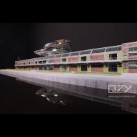 China MAD Architect Designed Fenix Immigration Art Museum Architectural Model 3D Printed for sale