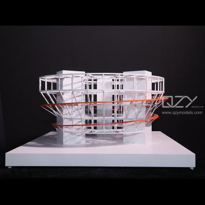 China MAD Hainan Science and Technology Museum 1:100 Scale Structural Model - Laser-Cut Architectural Display with 10-Day Production for sale
