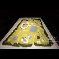 China 1/150 Scale Quzhou Sports Center Model Yellow Style Landscape Architectural Model for sale
