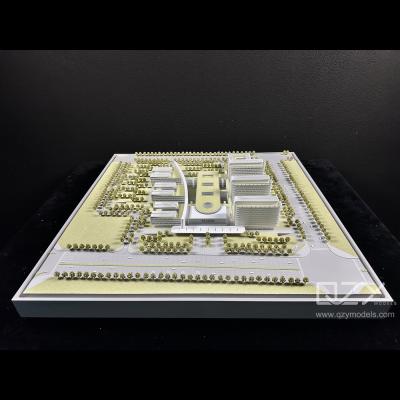 China Peking University Cancer Hospital Architectural Model 1:500 Scale ABS Acrylic with Internal Lighting for sale