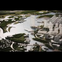 China UPDIS Zhengzhou High-Tech Zone Urban Design Model 1:1500 Scale ABS Acrylic for sale