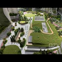 China Oakridge 1:250 Scale Architectural Model - 30-Day Craftsmanship with iPad Lighting Control for Vancouver Development for sale