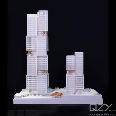 China Aedas 1:200 Scale Shenzhen Longgang Ecological Intelligence Valley Architectural Model with 4000K Lighting for sale