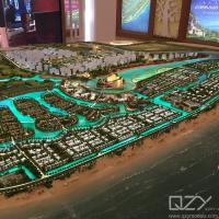 China Country Garden Heart of Hainan 1:750 Scale Architectural Model with 7x4 Meter Oval Base and Crystal Acrylic Construction for sale
