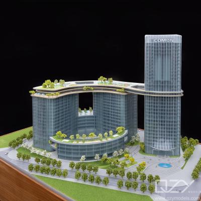 China HSA 1:500 Comen Medical Headquarters Architectural Scale Model - 15-Day Craftsmanship with CNC & Laser Precision for sale