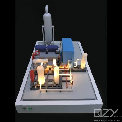 China 1:40 Scale Refinery Equipment Model with Dynamic Lighting - 3D Printed Industrial Display for Process Visualization for sale