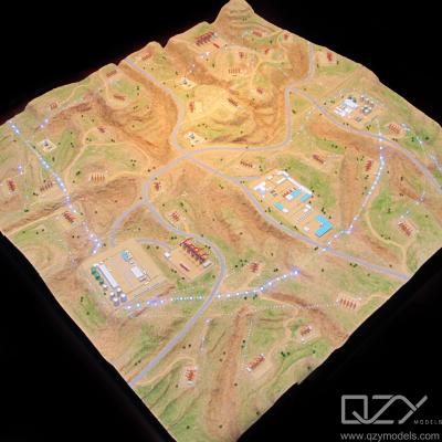 China 1:200 Scale Petroleum Extraction Display Model - Land-Based Oil Exploration Process Demonstration by Longhe Group for sale