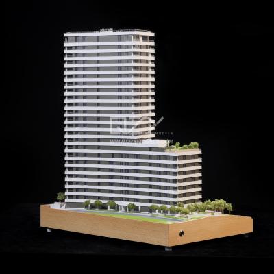 China BBC Televation Centre Model Miniature Acrylic Architecture Model 1/150 for sale