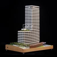 China BBC Televation Centre Model Miniature Acrylic Architecture Model 1/150 for sale
