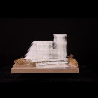 China Monte Carlo 1:300 Scale Architectural Model with CNC Cutting - 70cm x 70cm x 60cm Display Model for sale