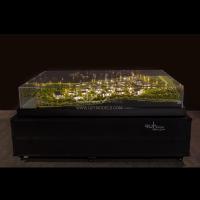 China RU Homes Architecture Miniature Model 1 200 Scale Conceptual Minimalism Laser Cutting Acrylic ABS Metal Wood Display for sale