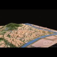 China 1:1500 Scale Dongguan Weiyuan Island Urban Design Model - 2.5m x 2.5m with 4000K/6000K Lighting for sale