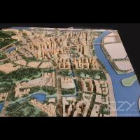 China 1:1500 Scale Dongguan Weiyuan Island Urban Design Model - 2.5m x 2.5m with 4000K/6000K Lighting for sale
