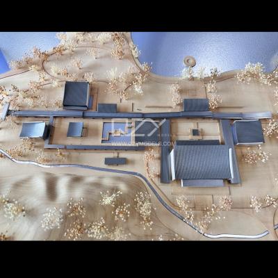 China Hu Gong Cultural Exhibition Center Architectural Model 1:500 Scale by Atelier Apeiron Architects with Handcrafted Details for sale