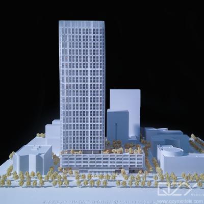 China 1 500 Scale Physical Model of Shenzhen Technology Innovation Center with Illumination and CNC Details for sale