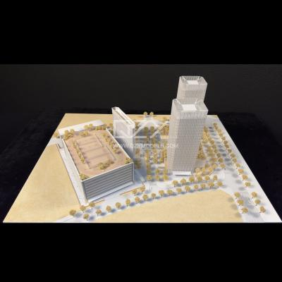 China 1:500 Scale Yibo Technology Headquarters Building Model with Internal Lighting - Award-Winning Architectural Display for sale