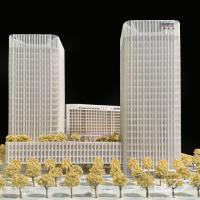 China 1:500 Scale Yibo Technology Headquarters Building Model with Internal Lighting - Award-Winning Architectural Display for sale