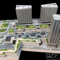China 1/300 Suzhou Huamao Tower Model Miniature Architectural Models for sale