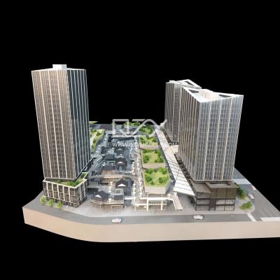 China 1/300 Suzhou Huamao Tower Model Miniature Architectural Models for sale