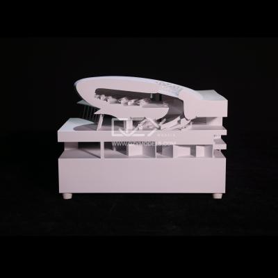 China MAD 1:100 Shenzhen Bay Cultural Plaza Section Model ABS Acrylic 0.8kg for sale
