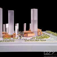 China Realistic Handmade Architectural Concept Model with Acrylic ABS Material for Commercial Complex Display for sale