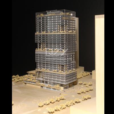 China 1/300 Scale CBD Skyscraper Architectural Model 300x200cm with LED Lighting for Property Development and Exhibition for sale