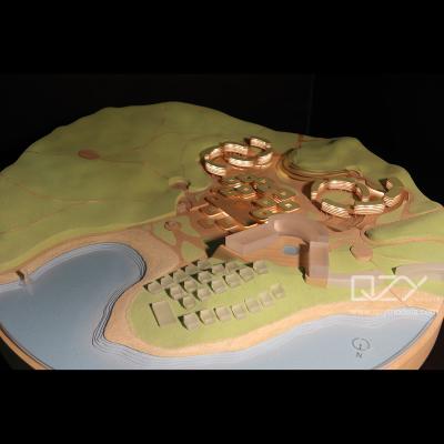 China SZAD Zhuhai Dongao Island Architecture Model 1:750 Scale Wood Acrylic for sale