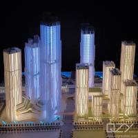 China 1:500 Scale Guangzhou Haizhu Innovation Bay Urban Design Model with 3D Printed Buildings and 4000K Lighting for sale
