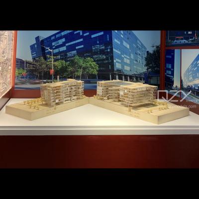 China Huayi 1:200 Scale Architectural Section Model with Manual Split Mechanism - 200cm x 100cm Display Model for sale