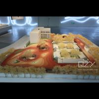 China Laser Cut 3D Printed Quadrangle Courtyard Kindergarten Architectural Model 1:1 Scale for Display Study for sale