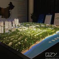 China 1:300 Scale Architectural Model for China Overseas Property Wanning Shenzhou Peninsula - 10×10 Meter Display with 4000K Lighting for sale
