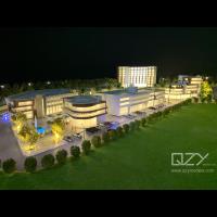 China 1/200 Scale Architectural Model Les Constructions de Bouskoura with 4000K Internal Illumination for sale