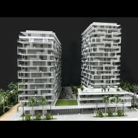 China 1/150 Scale BO 52 Metal Architectural Model 4000K Illumination for Morocco BYMARO for sale
